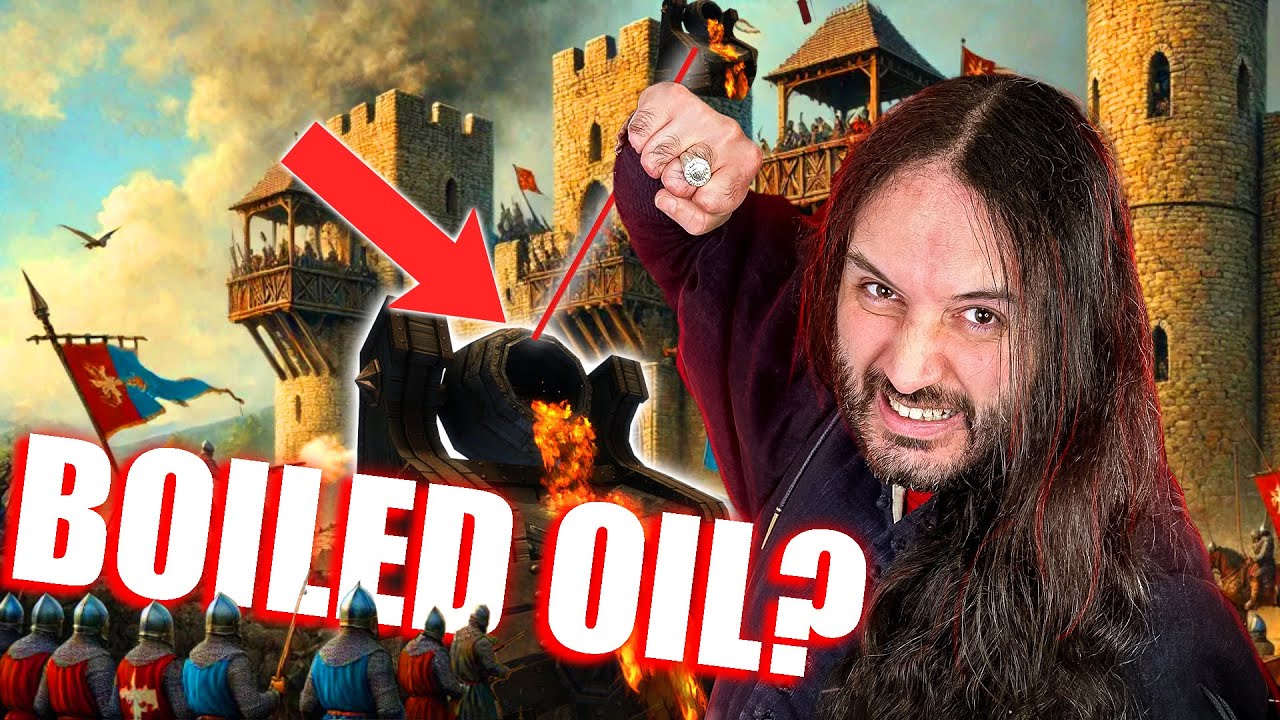 Medieval MYTHS You Still Believe: Boiled OIL in Sieges? - YouTube