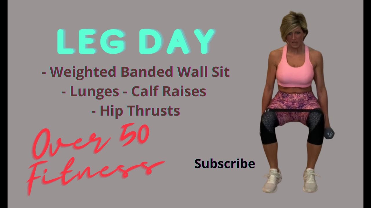 Leg Day (Join me for my personal workout) Over 50 Health - YouTube