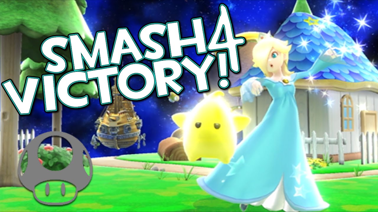 Smash 4 Victory!: Rosaline & LUMA! (Super Smash Bros. Wii U! For Glory ...