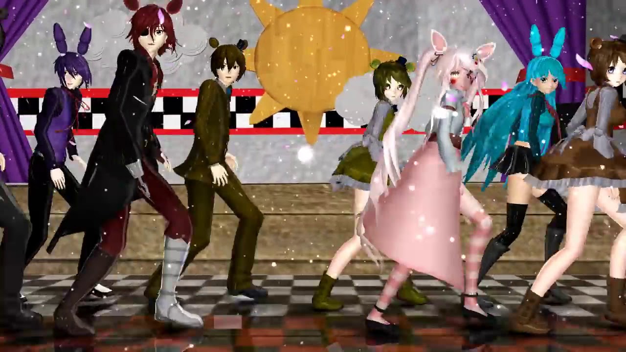 [MMD X FNAF] Lean on - YouTube