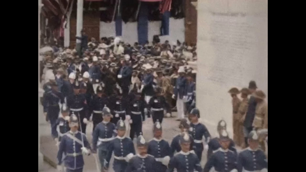 Australian Federation Day (1901) (in colour) - YouTube