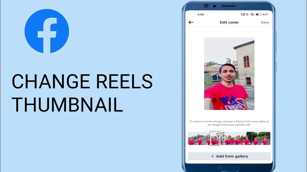 Change Reels Thumbnail On Facebook - YouTube