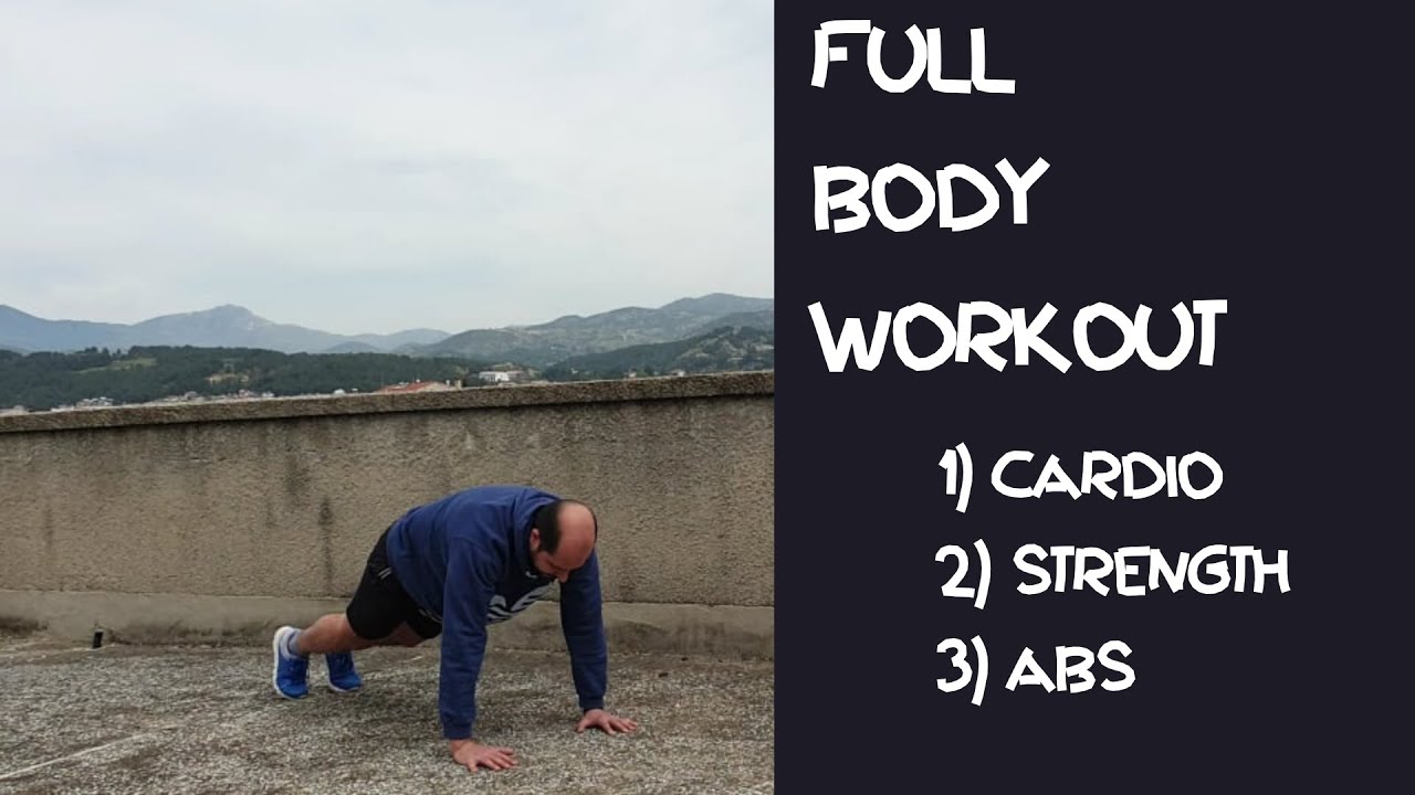 FULL BODY WORKOUT No5 | 4 ΑΣΚΗΣΕΙΣ ΜΕ ΒΑΡΑΚΙ - YouTube