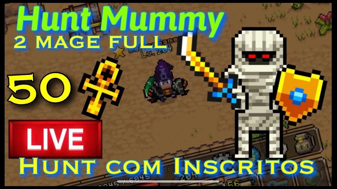 CURSE OF AROS (LIVE) - BOSS HUNT - #4 - HUNT MUMMY - 2 MAGE FULL - YouTube
