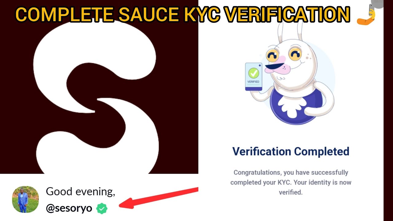 HOW TO COMPLETE SAUCE 🫙 KYC (FACE) VERIFICATION STEP BY STEP 🪜 - YouTube