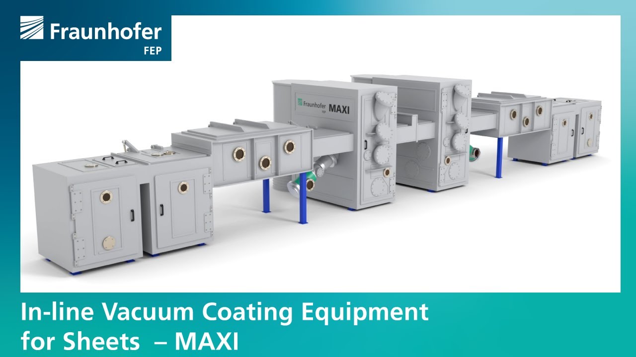 In-line Vacuum Coating Equipment for Sheets – MAXI - YouTube