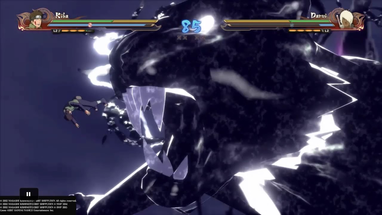 Naruto KIBA vs DARUI gale style : black hunting ! - YouTube