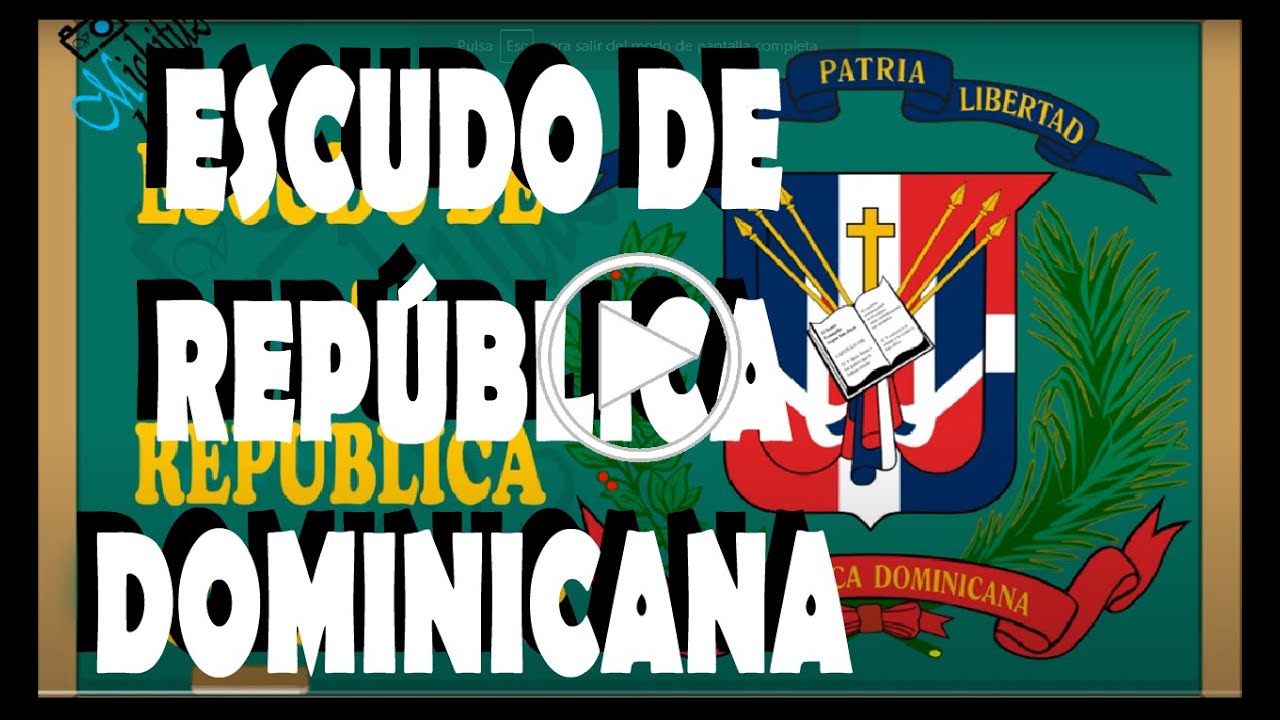 República Dominicana, partes del escudo, significado de los símbolos ...