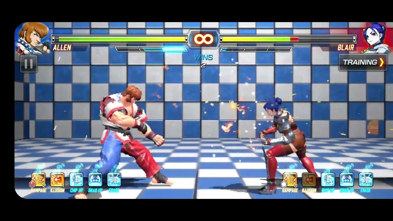 Fighting Ex Layer Alpha Allen FireBall on Blair Ryona 2 - YouTube