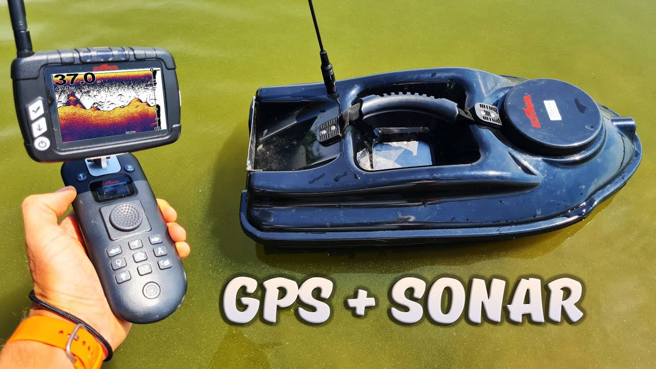 Понапичканный ACTOR Pro ... GPS и ЭХОЛОТ в прикормочном кораблике. Автовозврат и прикорм по ...