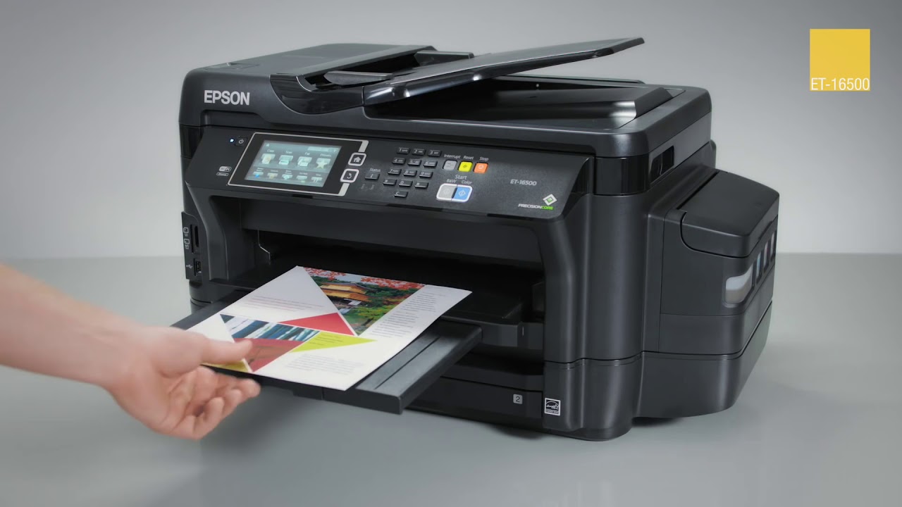 Epson WorkForce ET 16500 Take the Tour of the Wide format All in One ...