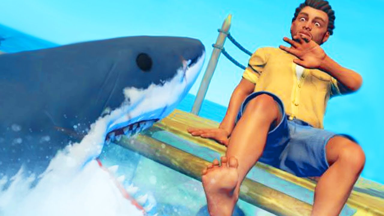 SHARK ATTACK ON A RAFT! – Raft Survival Game Ep 1 | Pungence - YouTube