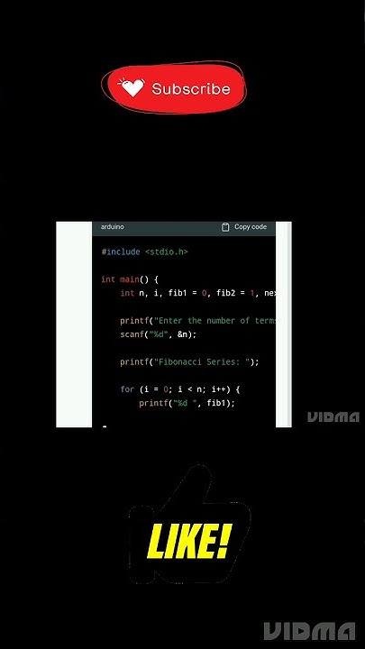 fibonacci series😱 #htmlcss #javascript #coding #html #programming #shorts #ytshorts #viral # ...