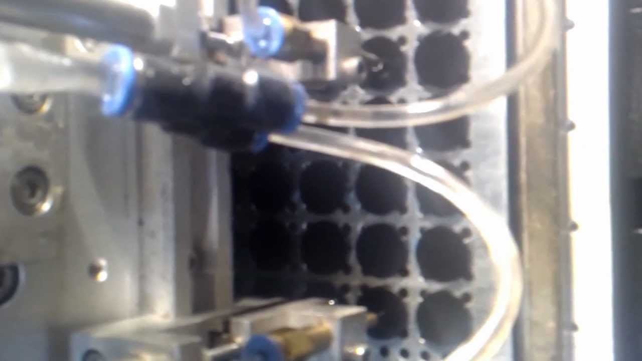 Epoxy Resin Button Automatic Dispenser Machine - YouTube