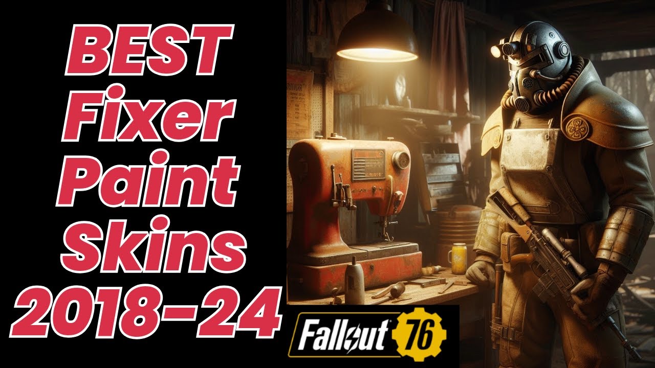 Best Fixer Rifle Paint Skins in Fallout 2018 to 2024 #fallout76 - YouTube