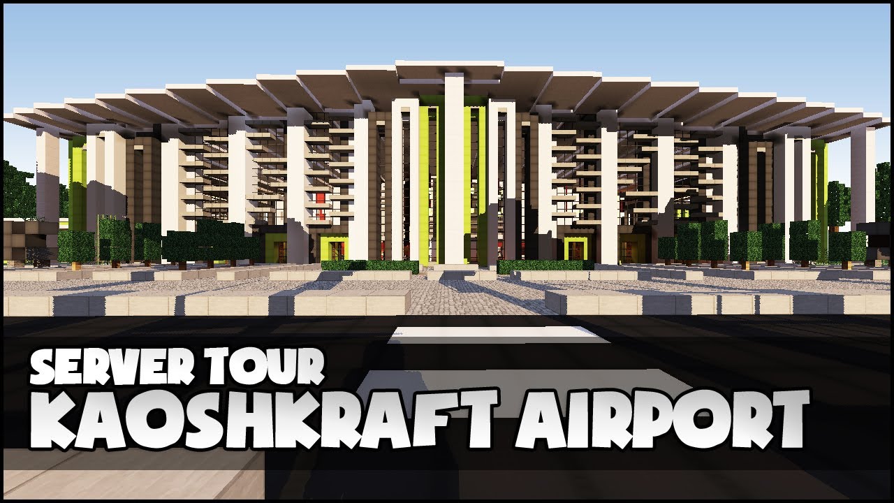 Minecraft Airport Terminal Inside