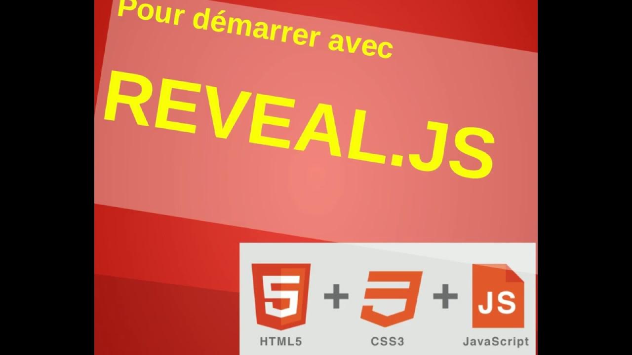 Réaliser des présentations avec reveal.js - YouTube