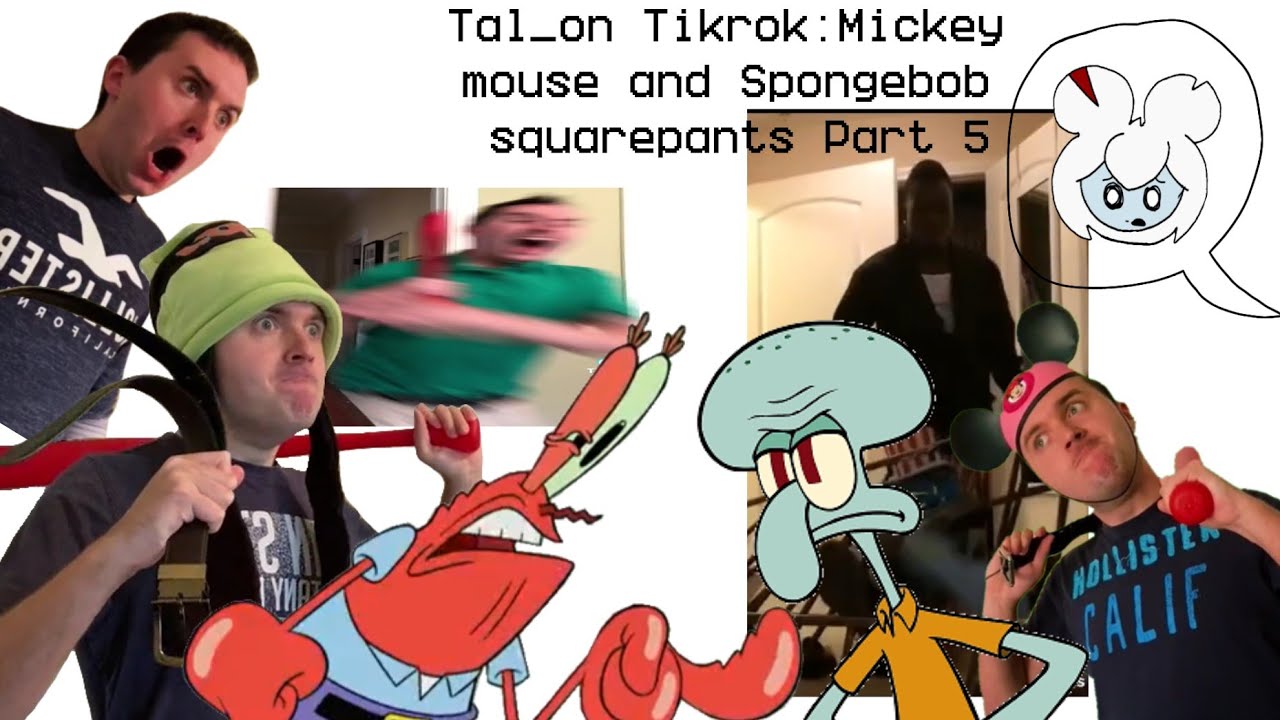 Tal_on TikTok Mickey Mouse And Spongebob Squarepants Part 5 #tal_on ...