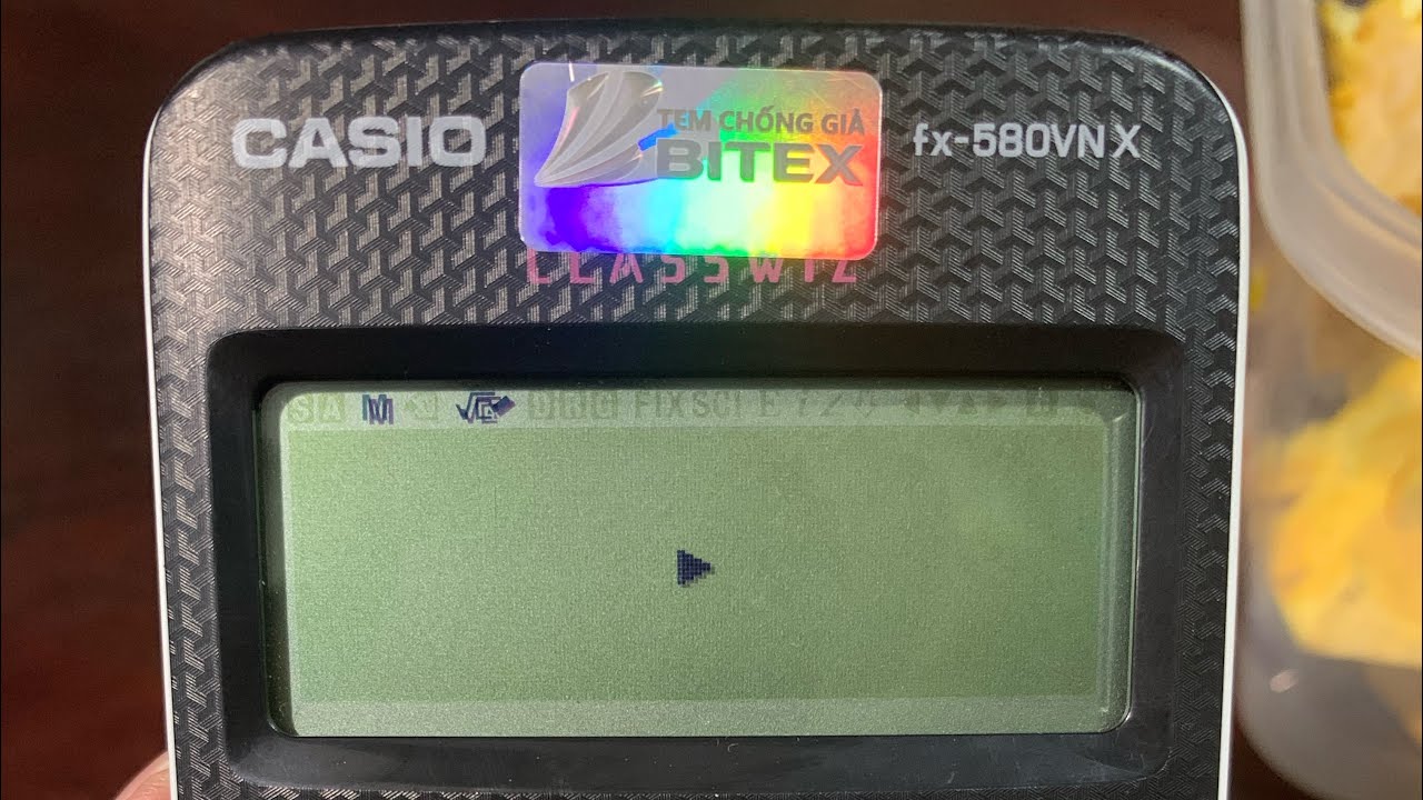 Làm nút play trên máy tính Casio fx-580VNX Cre: Khánh mod Casio - YouTube