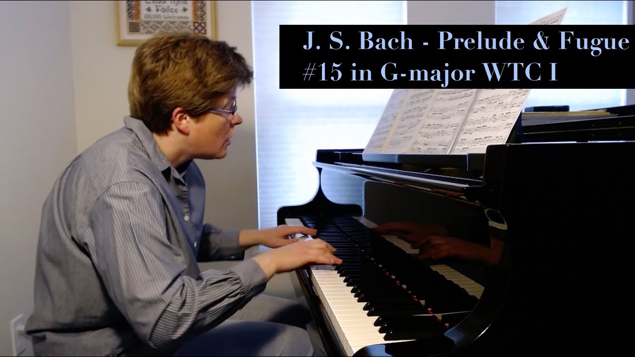 Bach - Prelude & Fugue No. 15 in G-major, WTC I BWV 860 - YouTube