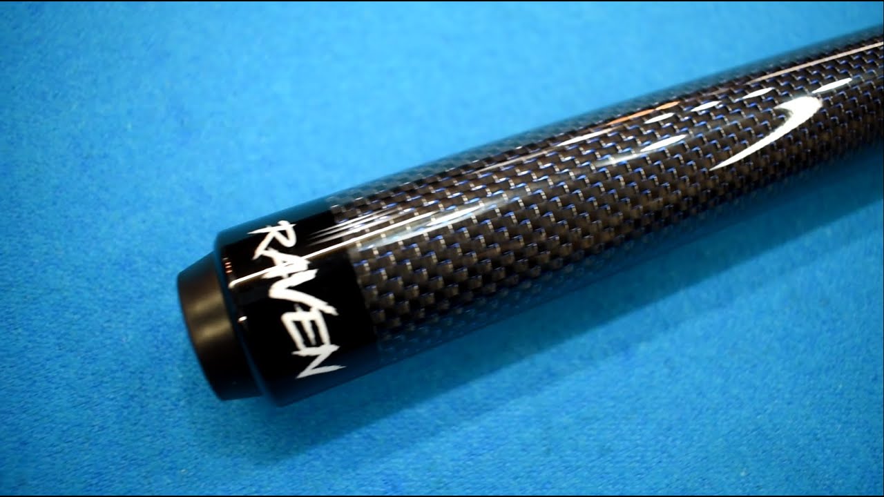 RAVEN Carbon Fiber Pool Cue X3 Blue - YouTube