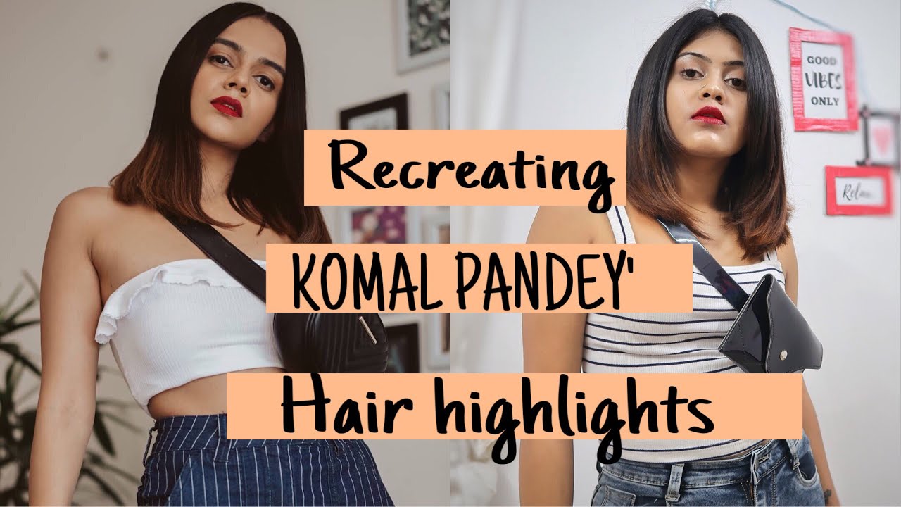 How to hair highlight at home - YouTube
