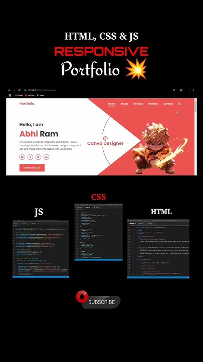 Responsive #portfolio #webdesign #webdevelopment #responsivewebdesign #html #css#javascript# ...