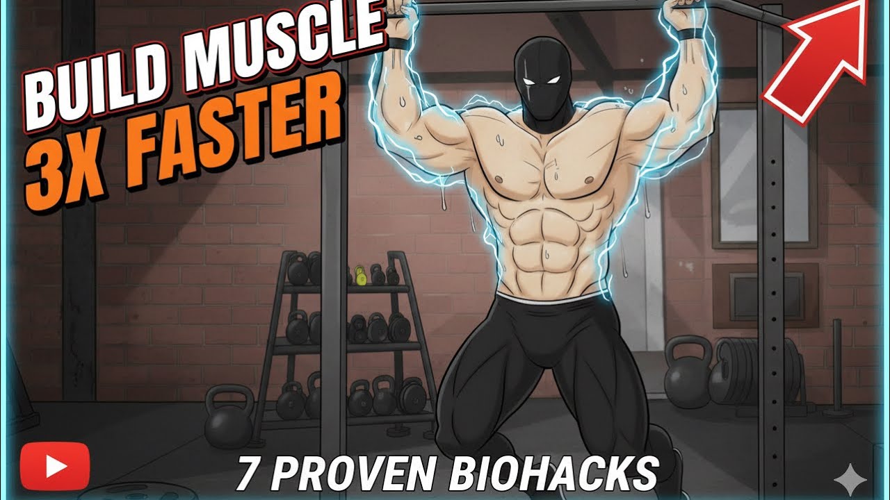 7 Biohacks to Build Muscle 3x Faster 🧬💪 - YouTube