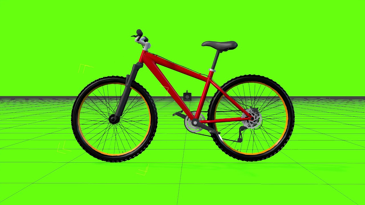 Green Screen Bicycle Animation - YouTube