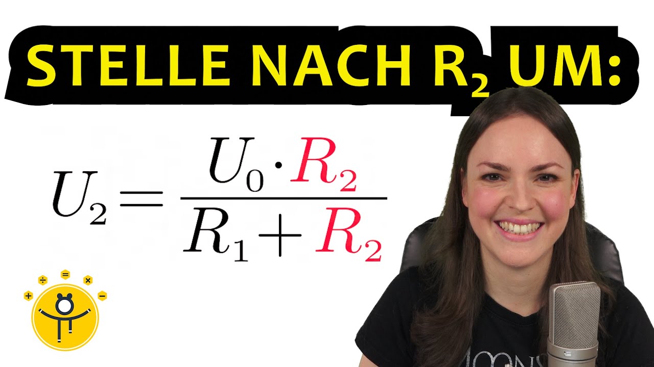 FORMEL umstellen Elektrotechnik – Spannungsteiler, Widerstand - YouTube