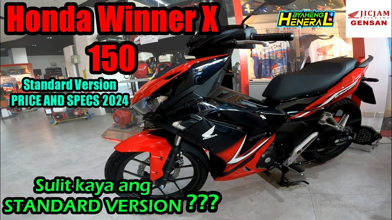 HONDA WINNER X 150 | Infinity Red Standard Version | SULIT KAYA ...