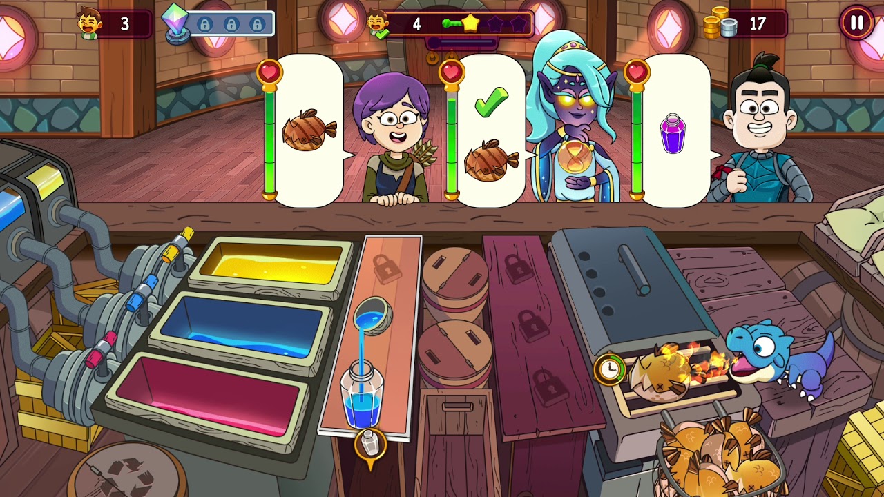 Potion Punch 2: Fantasy Cooking Adventures Android IOS Review Gameplay ...