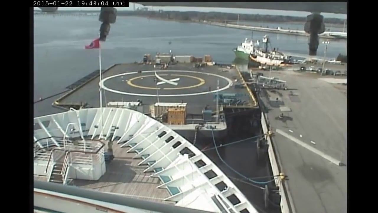 SpaceX Barges JRTI/OCISLY 2015 Timelapse - YouTube