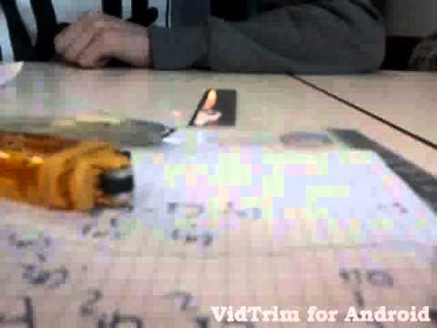 La scolorina che brucia - YouTube