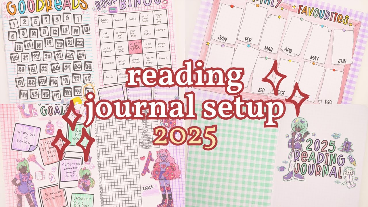 2025 Reading Journal Setup ☆ Journal With Me - YouTube