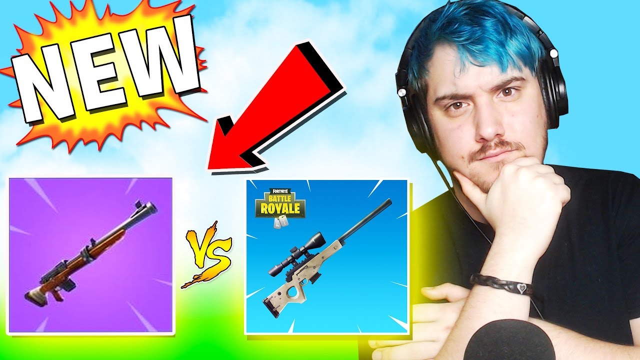*NEW* HUNTING RIFLE VS NORMAL SNIPER! WHICH IS BETTER? (FORTNITE BATTLE ...
