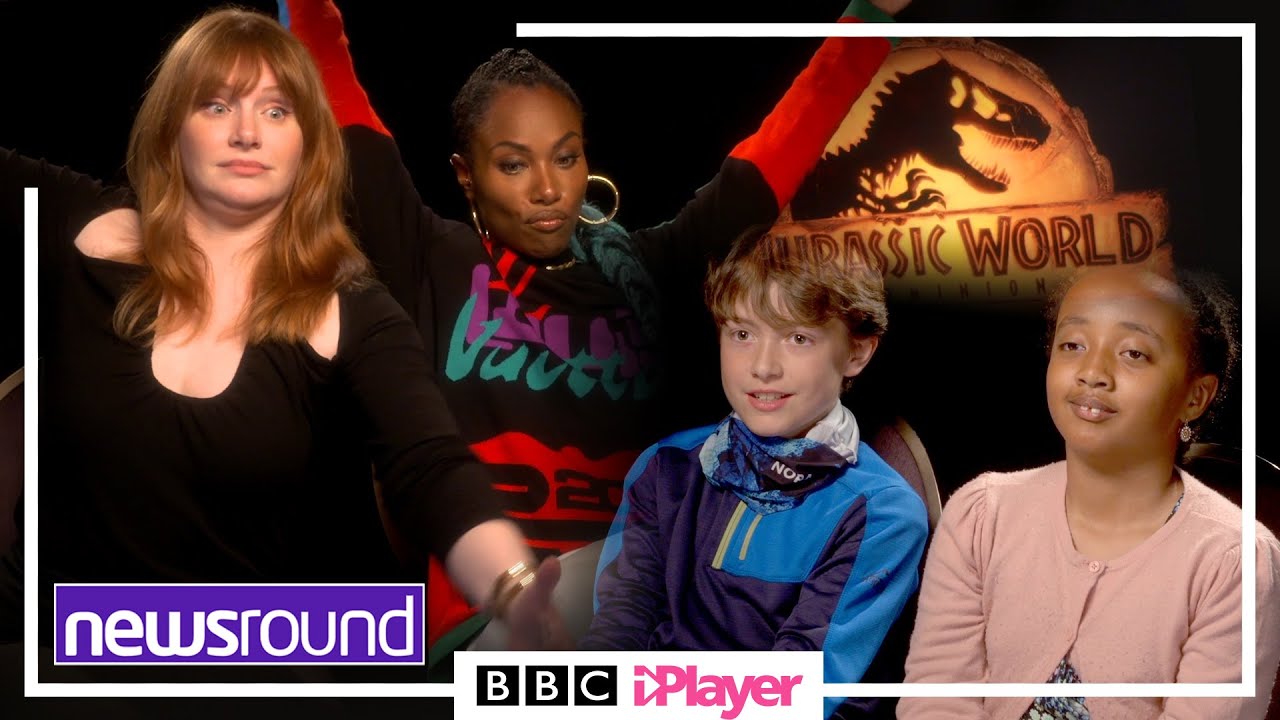 Jurassic World Dominion Exclusive Cast And Director Interview Newsround Youtube
