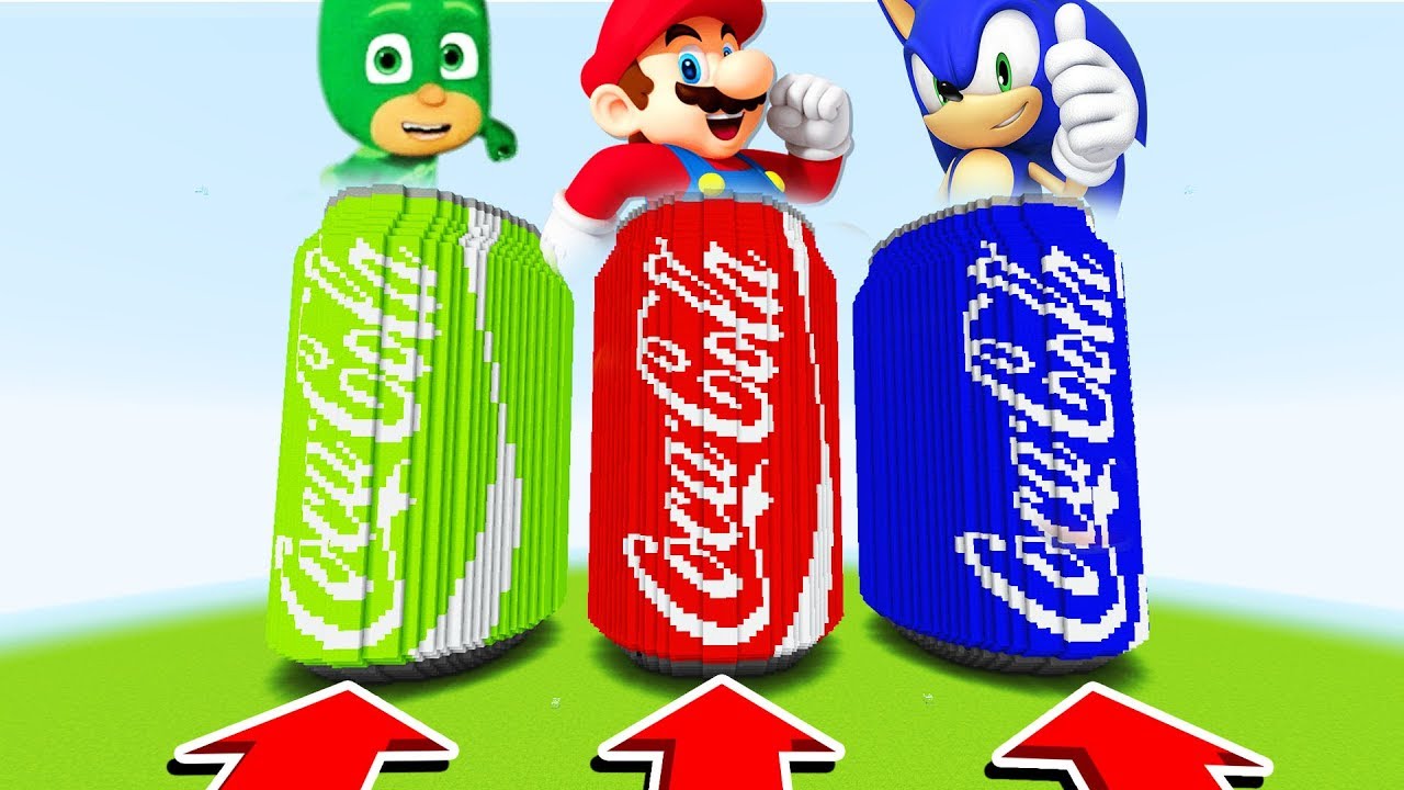 Minecraft: DO NOT CHOOSE THE WRONG COCA COLA (Mario,Sonic,Gekko)(Ps3 ...
