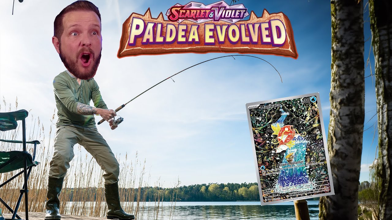 Magikarp Fishing With Paldea Evolved! #pokemon - YouTube