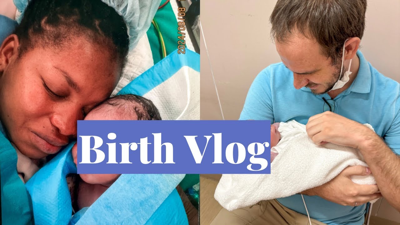 BIRTH VLOG | RAW LABOUR AND DELIVERY OF OUR BABY | planned induction at ...