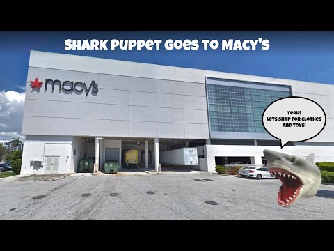 SB Movie: Shark Puppet goes to Macy's!