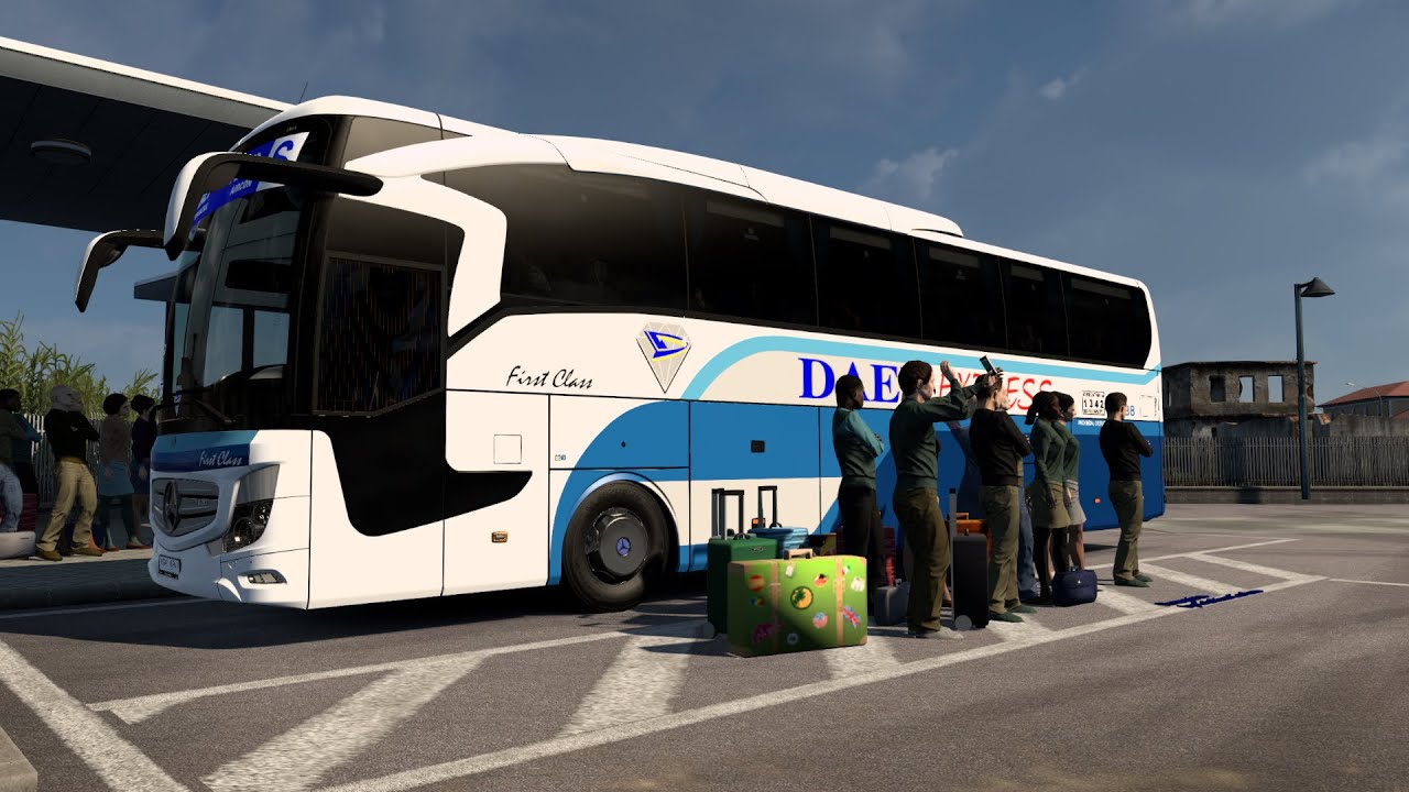 ETS 2 1.50 Travego 15 SHD Daet Express EAA Map #5 - YouTube