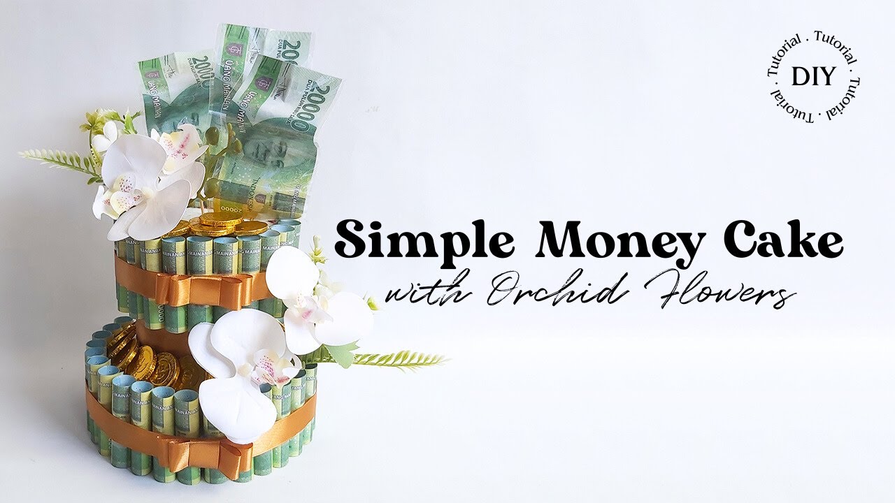 Tutorial Simple Money Cake 2 Layers | How to Make Money Cake | Membuat ...