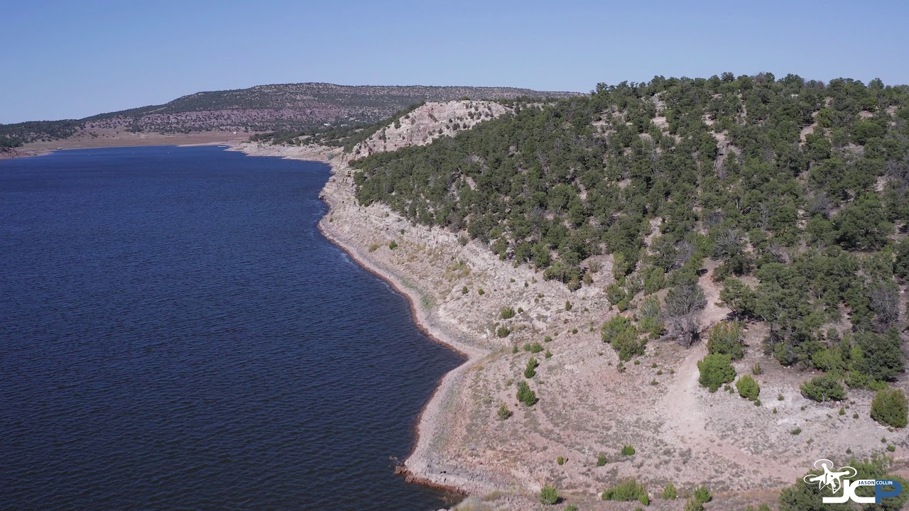 Bluewater Lake State Park in New Mexico Drone Video - YouTube