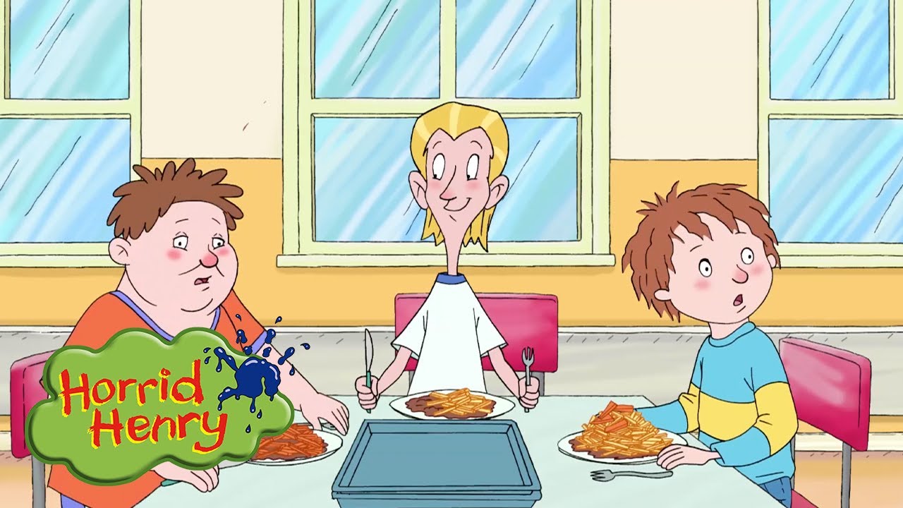 Dinner Hall Drama | Horrid Henry | Cartoons for Children - YouTube