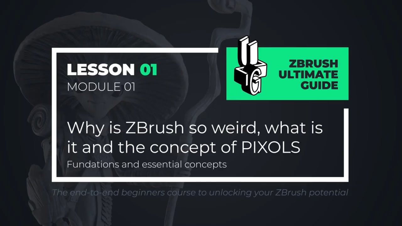 [1 Основы] 01 Почему Zbrush такой странный и в чем суть PIXOL - YouTube