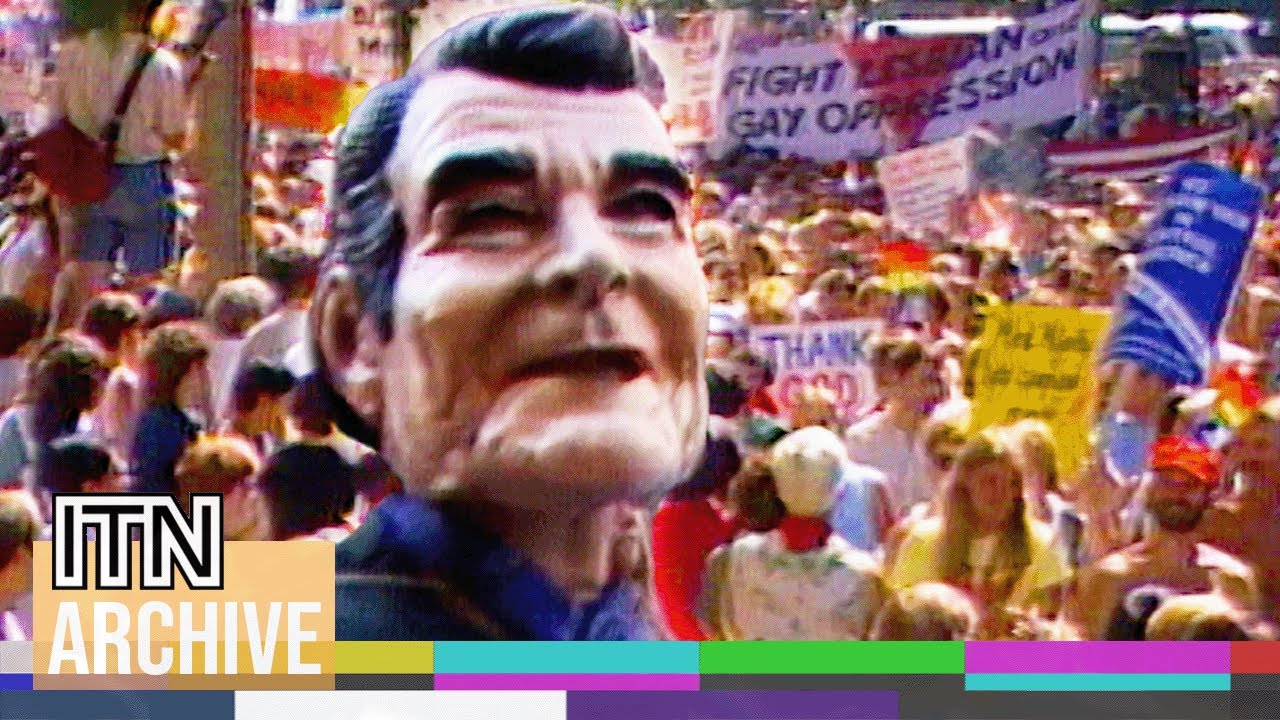 DNC '84 Footage - San Francisco Gay Rights March (1984) - YouTube
