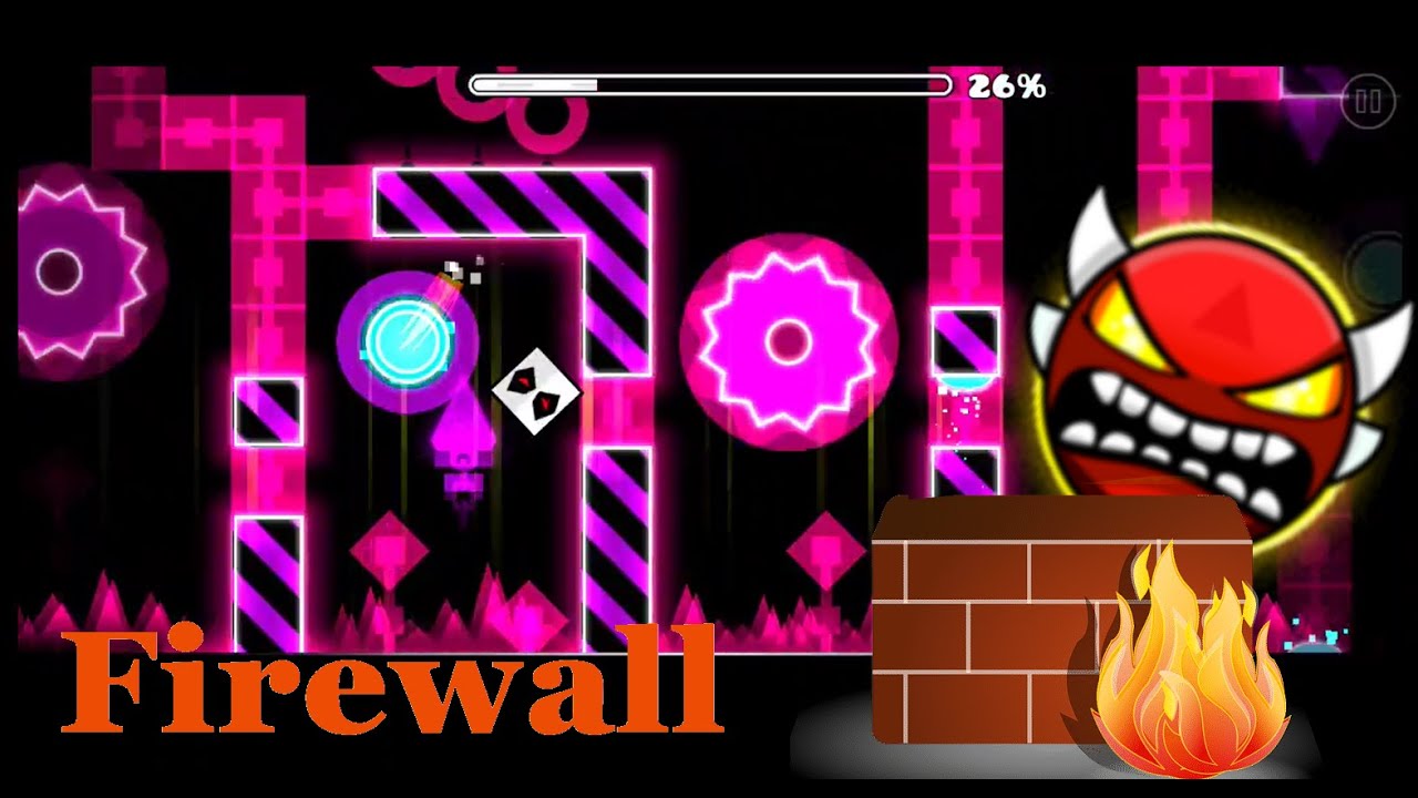 Geometry Dash - Firewall - [120hz Mobile] - [Hard/Very Hard Lemon ...