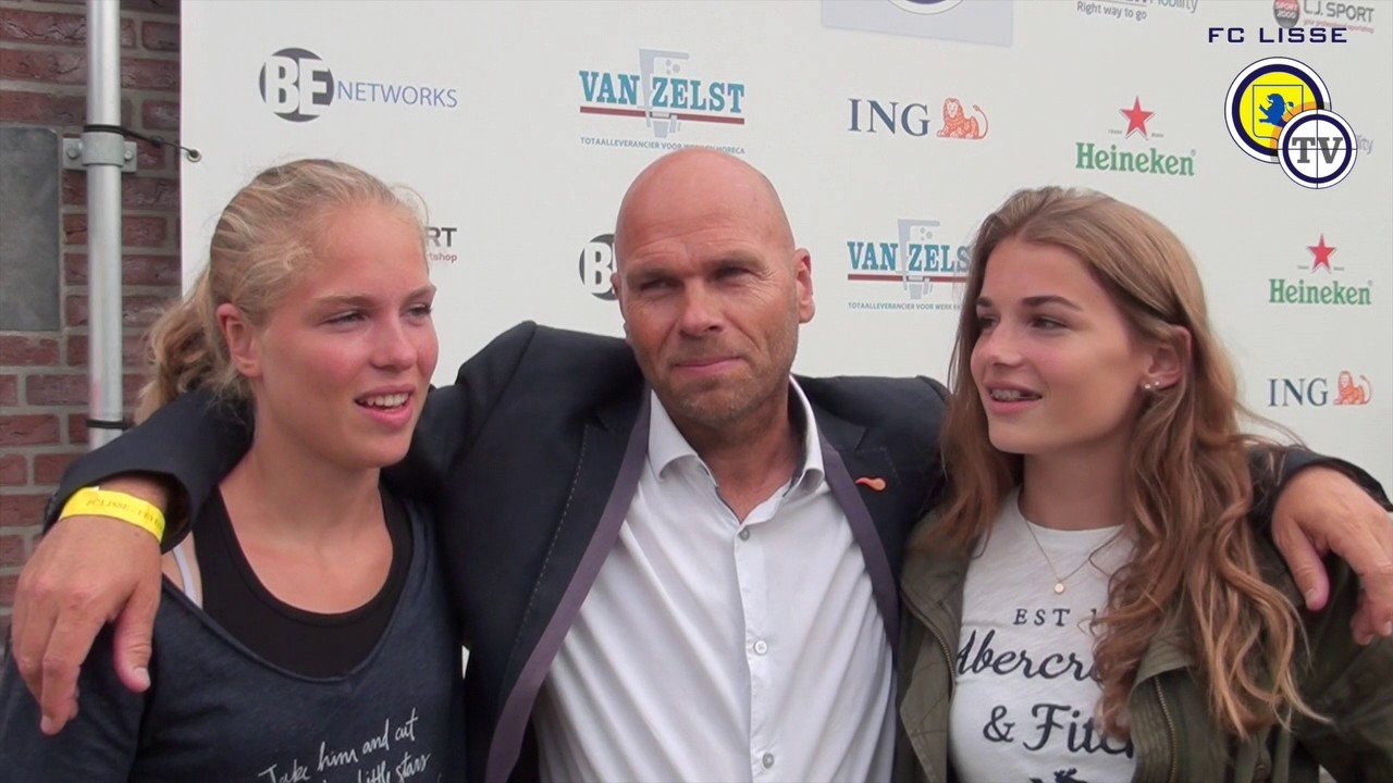 FC Lisse Feyenoord, interview Robbert de Ruiter en dochters - YouTube