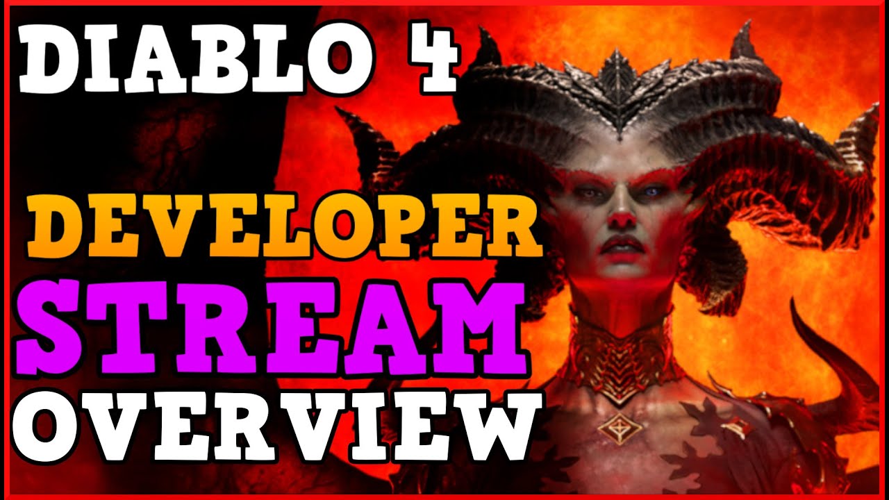 Diablo 4 Dev Stream Summary Feb 2023 - YouTube